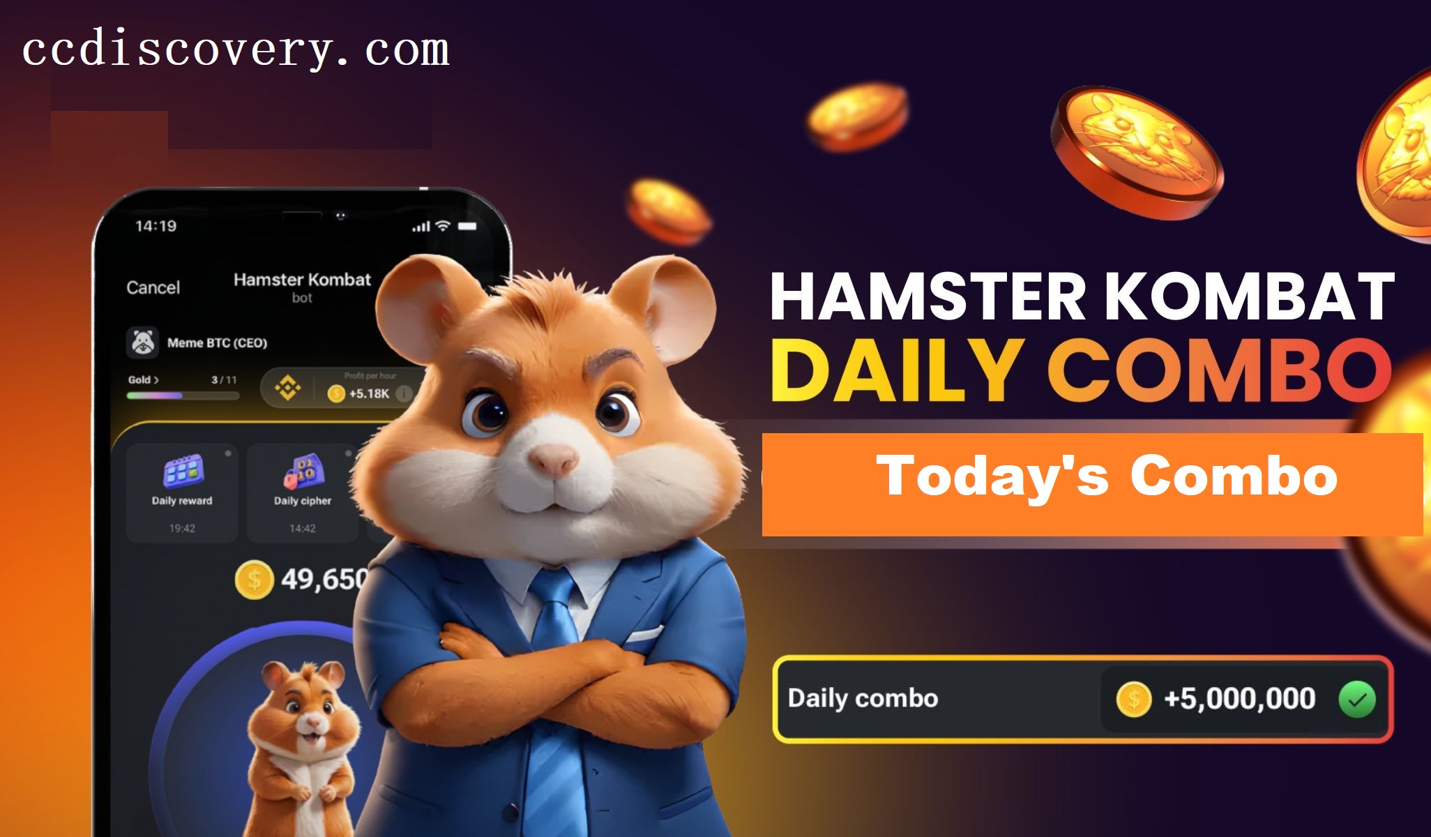 Hamster Kombat Daily Combo Today 9 September 2024 - CC Discovery