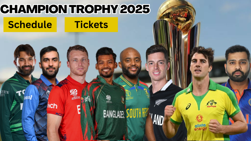 ICC Champions Trophy 2025 Schedule: Dates, Venues, and Match Details ...