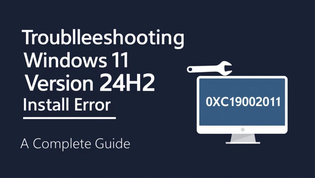 Troubleshooting Windows 11 Version 24H2 Install Error 0xc1900201